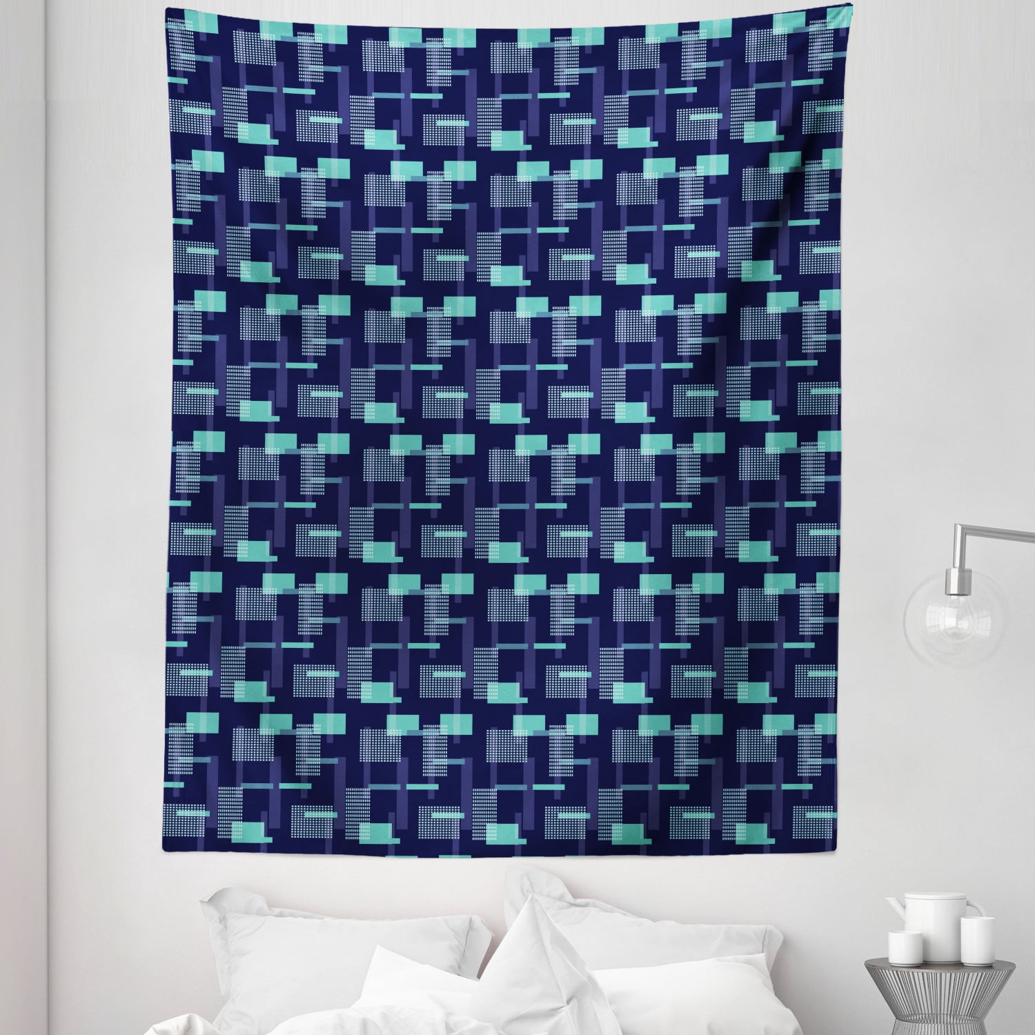 Geometric Tapestry, Abstract Contemporary Art Design Shapes Inspired by ...