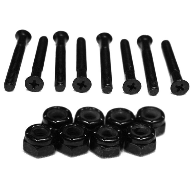 LONGBOARD HARDWARE 1 1/2 in PHILLIPS 1 SET Skateboard 8pc 1.5 in ...