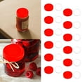 12 Pack 75mm Plastic Mason Jar Lids with Leak-Proof Silicone Ring ...