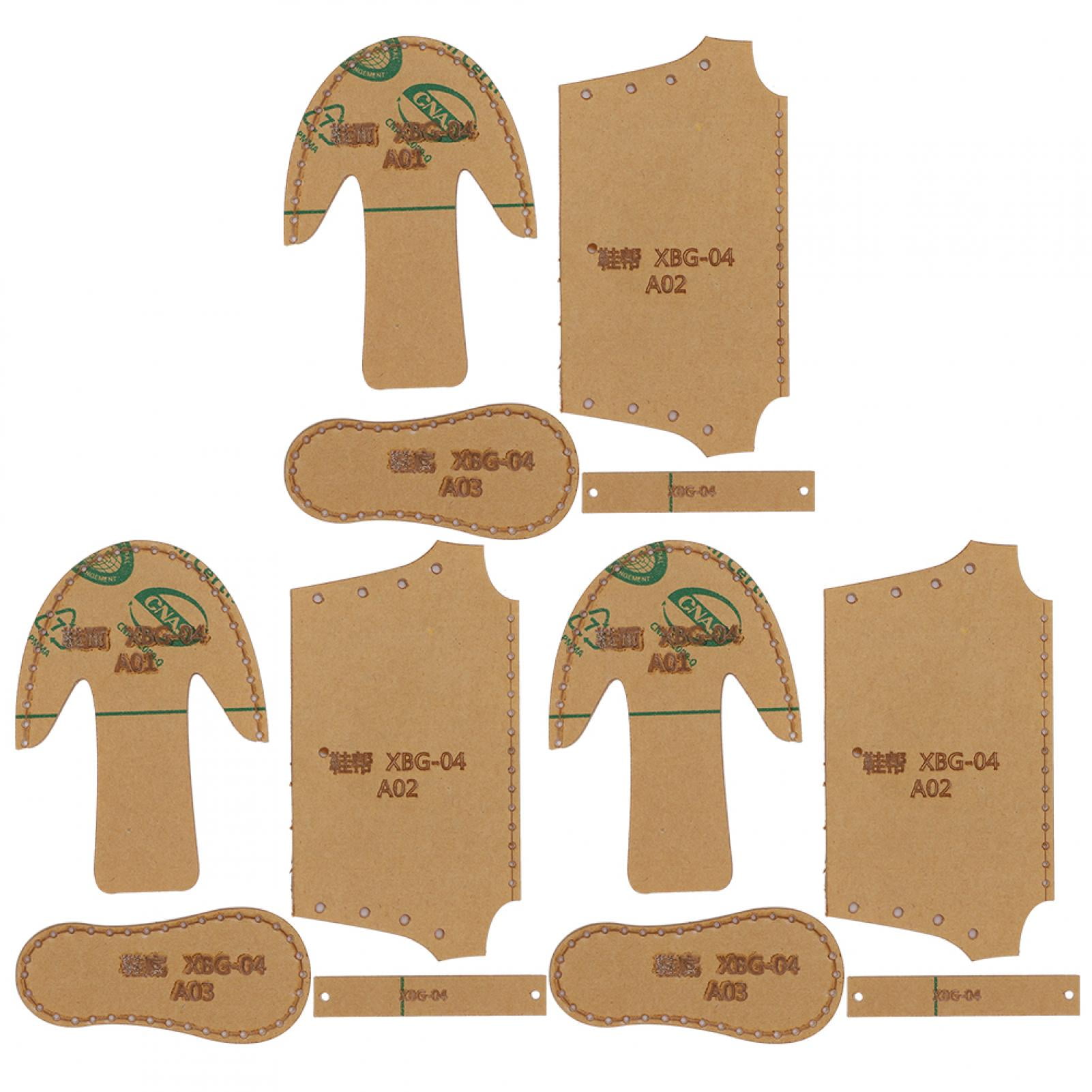 Plantilla acrílica transparente, Mini zapatos, botas, molde, plantilla ...