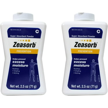 Zeasorb Prevention Super Absorbent Powder Foot Care 2.5-Ounce Bottle ...