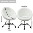 Duhome Home Office Chair Task Computer Chair with Wheels Swivel Height ...
