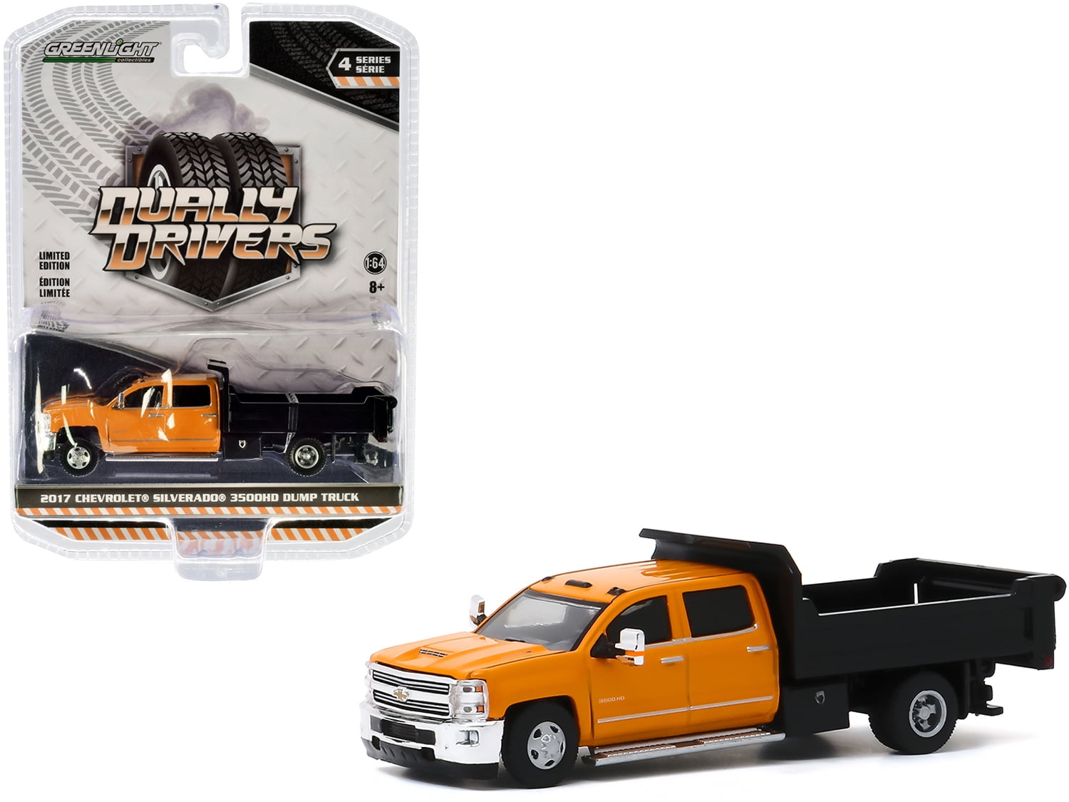 2017 Chevrolet Silverado 3500HD Dually Dump Truck Orange and Black ...