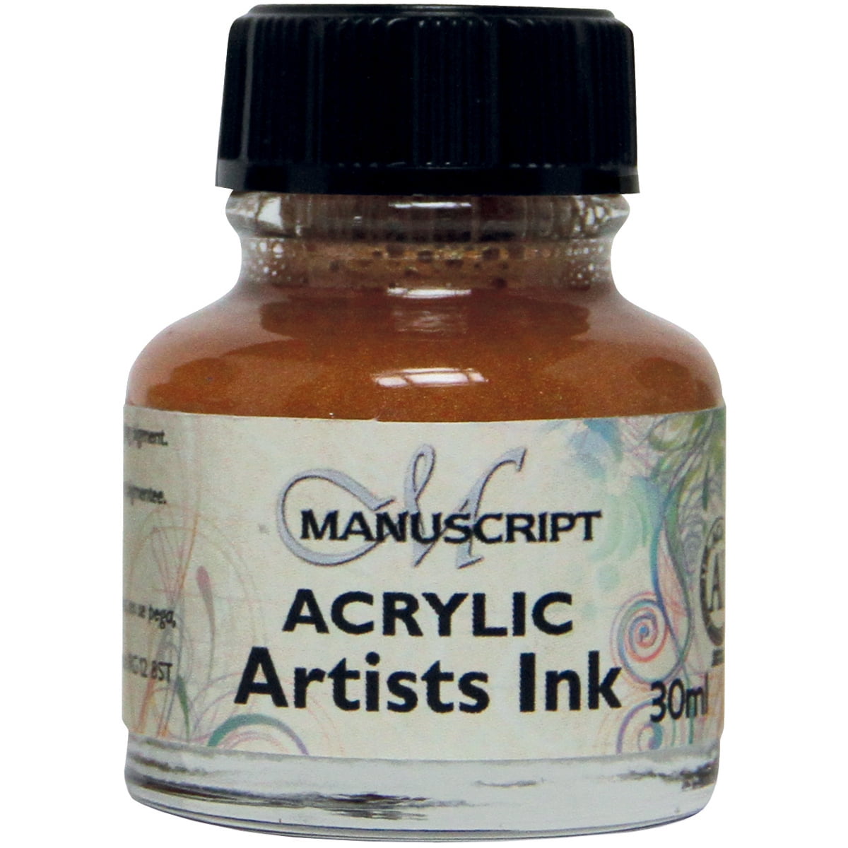 Manuscript Acrylic Artists Ink 30ml-Metallic Gold - Walmart.com