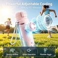 2026 New Water Misting Fan Portable Handheld Spray Fans, 2-in-1 Water ...