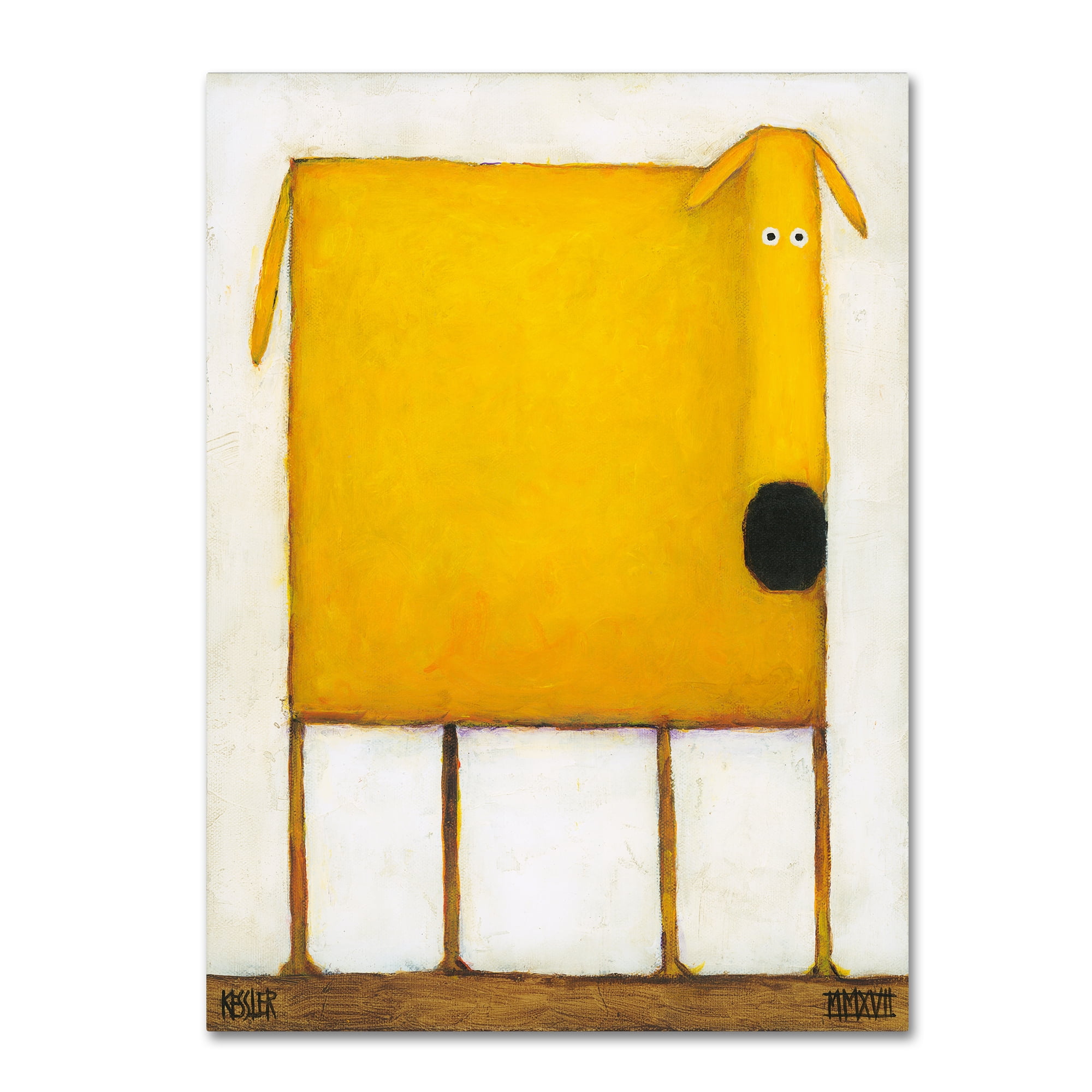 Trademark Fine Art 'Mello Yello' Canvas Art by Daniel Patrick Kessler ...