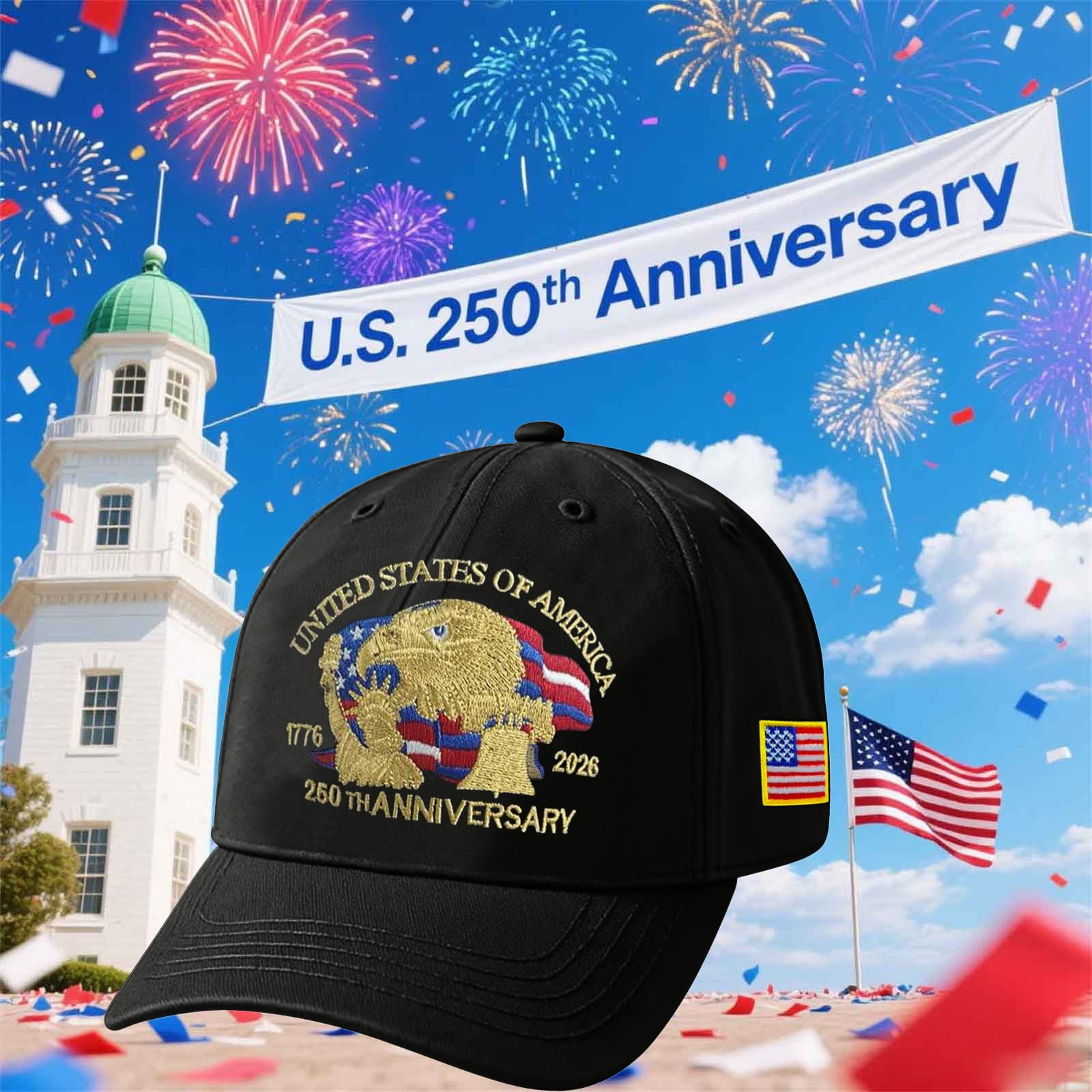 Click here for Jlfnya 250 Anniversary Usa Hat  250th Anniversary... prices