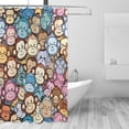 Dailycode Shower Curtain Liners 66x72in Water Resistant Machine ...