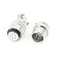 XS12-5 12mm Thread 5 Pin Push-Pull Aviation Connector Male Female Plug ...