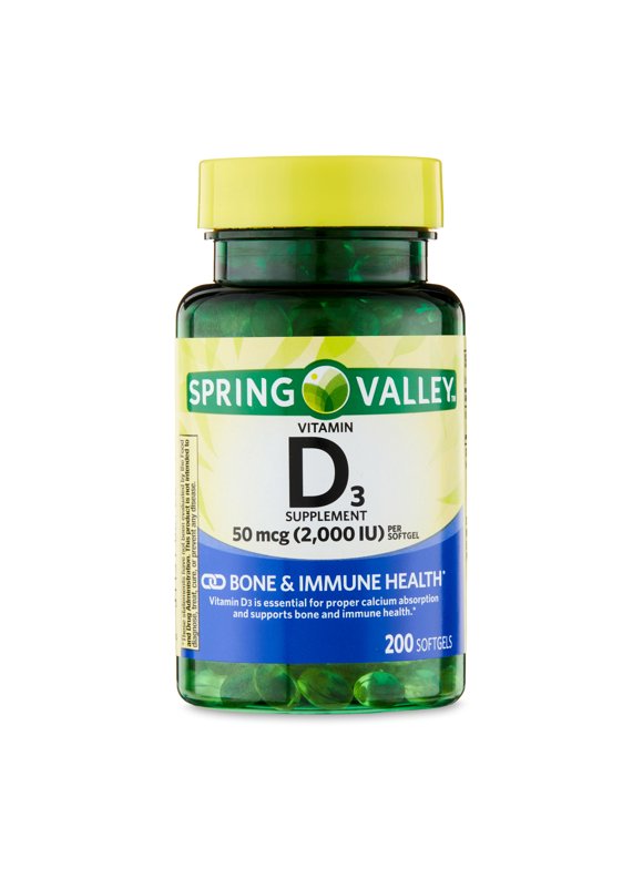 Spring Valley Vitamin D in Spring Valley Vitamins A to Z - Walmart.com