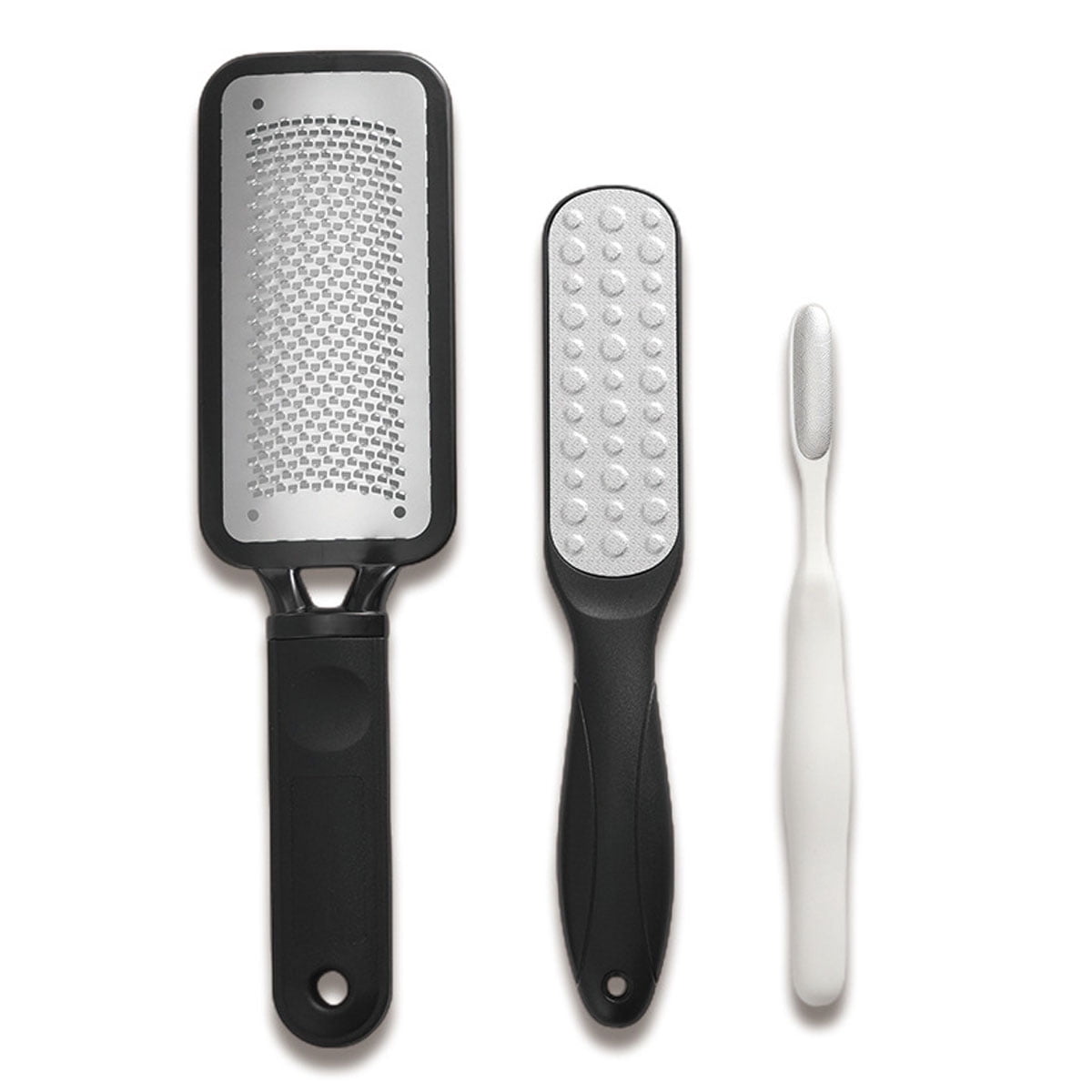 Foot File 3 Pcs, Stainless Steel Foot Rasp, Heel Scraper & in Shower ...