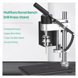 Mini Electric Bench Drill Press Stand Kit 8000 r/min 7-Gear Variable ...