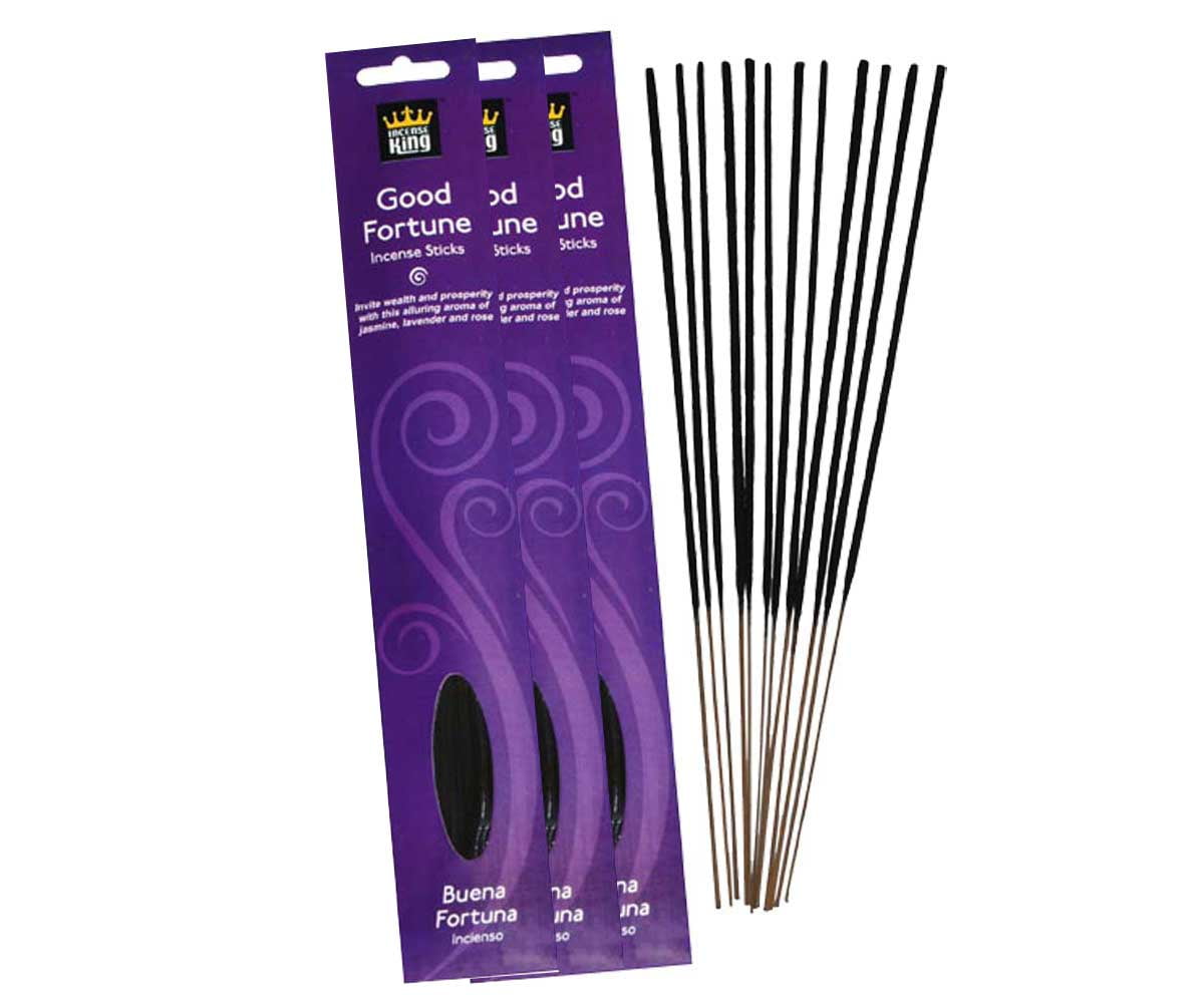 Incense King Collection Incense 3-Pack 15 gm 45 gm Total (Good Fortune ...