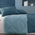 Multi Color 2-Tone Reversible Comforter Set - Walmart.com