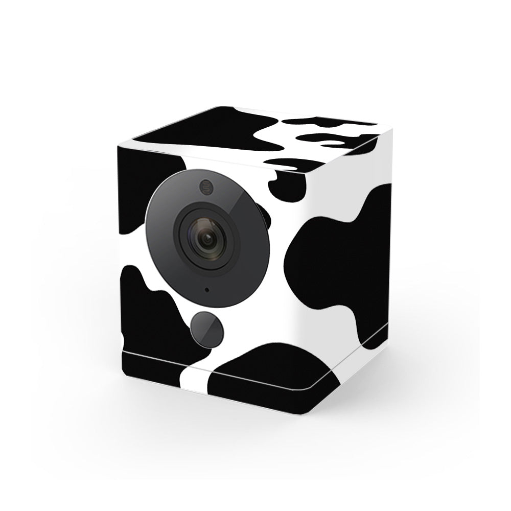 Skin Decal Wrap Compatible With Wyze Cam V2 Sticker Design Cow Print ...
