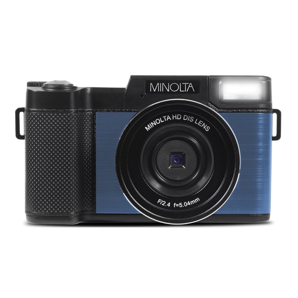 Minolta MND30-BL MND30 4x Digital Zoom 30 MP/2.7K Quad HD Digital ...