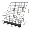 6-Tier Wire Countertop Rack, Comic Book Display Stand - Collapsible ...
