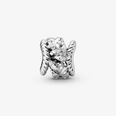 PANDORA - Dazzling Grain Swirls Charm - 797597CZ - Walmart.com ...