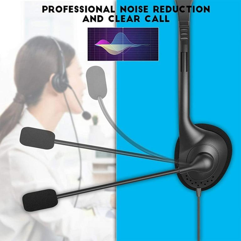 Customer Care Headset USB Headset With Microphone Computer Headphone ...