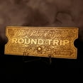 The Polar Express Train Ticket Limited Edition 24K Gold-Plated Metal ...