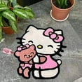 Sanrio Hello Kitty Carpet Kawaii Cartoon Girls Bedroom Fluffy Rug Anime ...