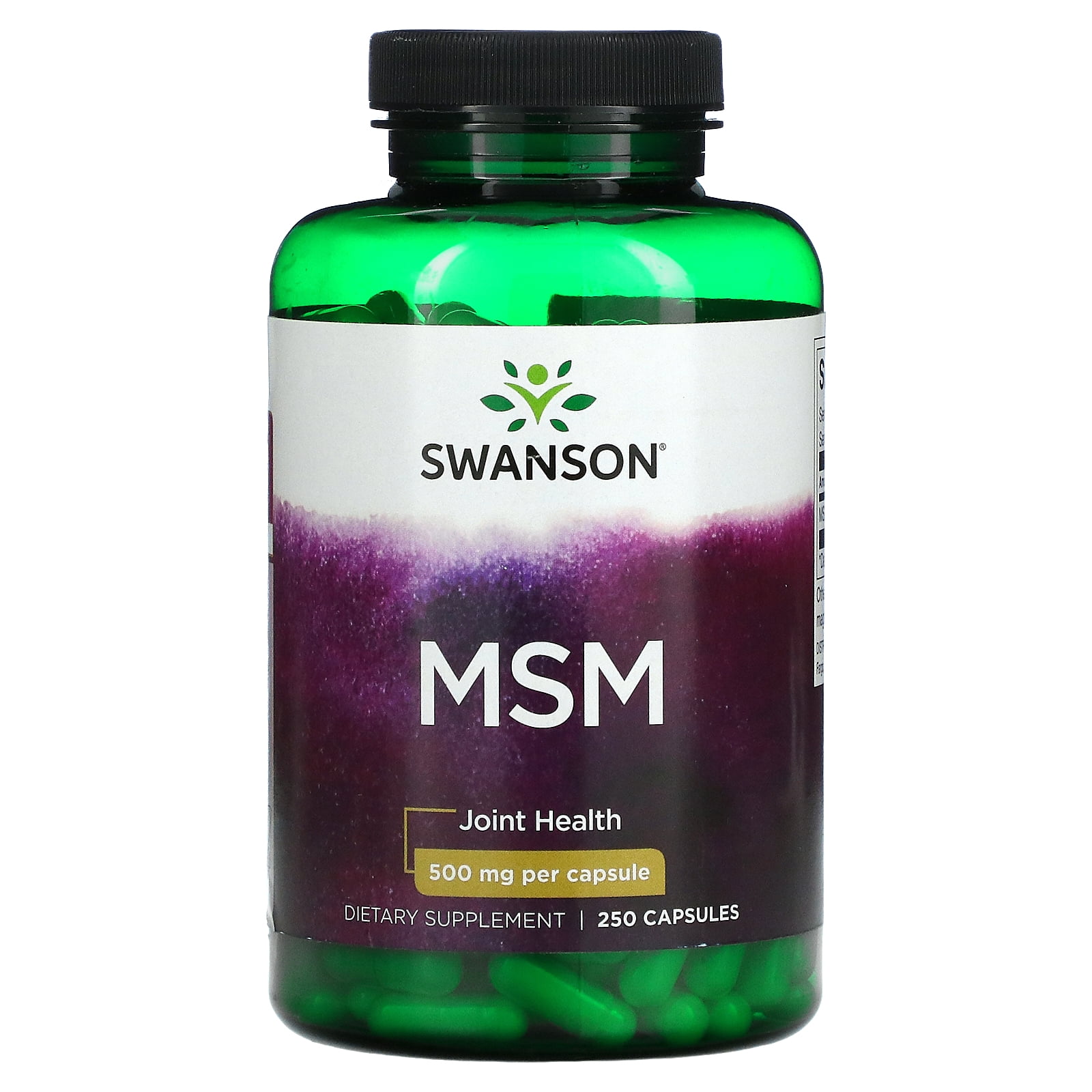 Swanson Msm 500 mg 250 Caps - Walmart.com