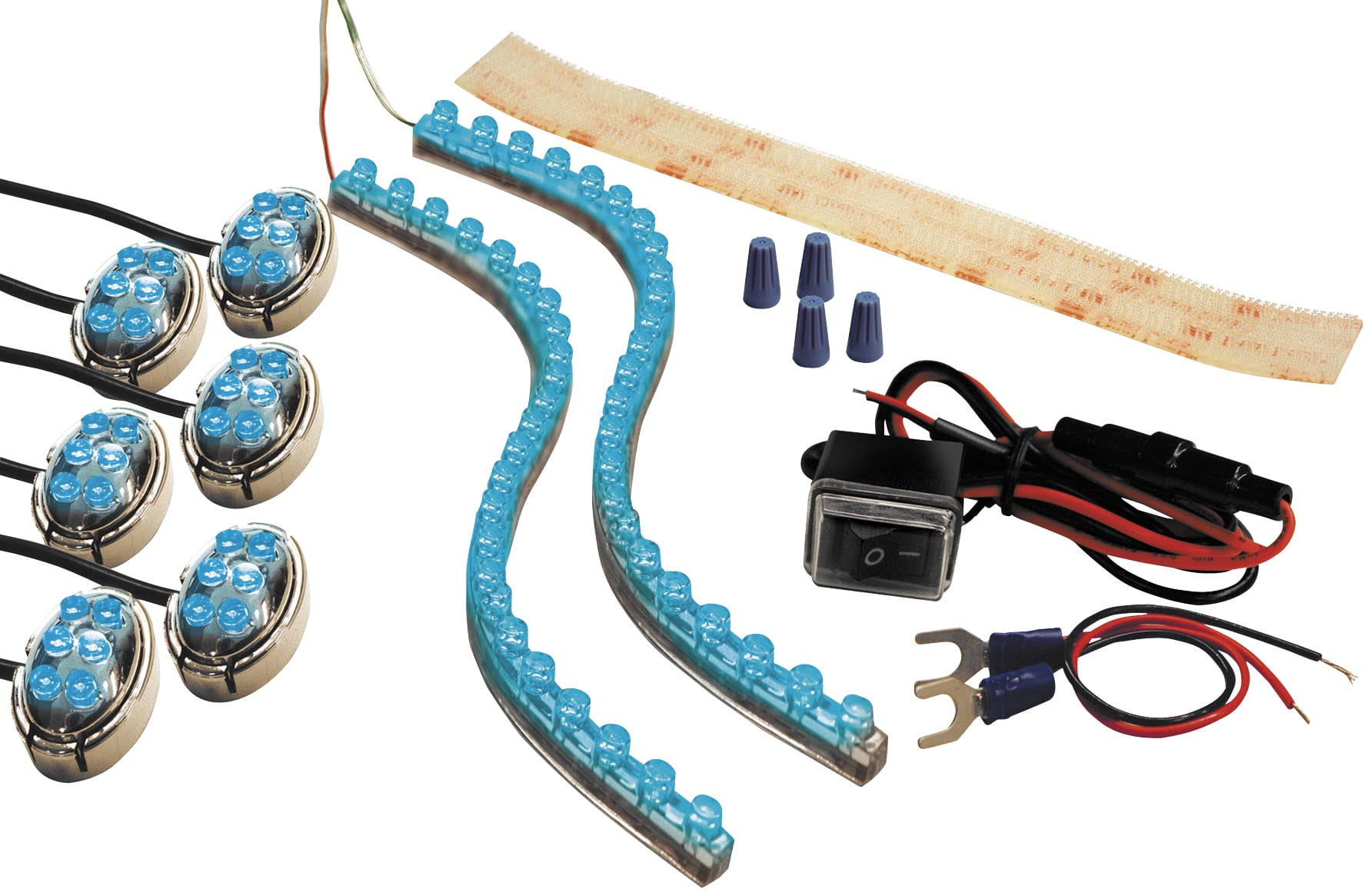 Street FX Proflex Kit Yellow LEDs - Chrome 1044658 - Walmart.com