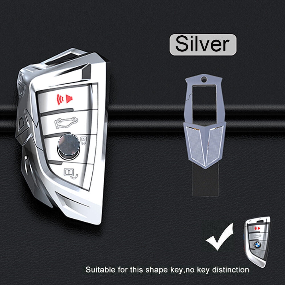 Metal Key Fob Cover Case Keychain Holder for BMW 1 3 5 7 Series X1 X3 ...