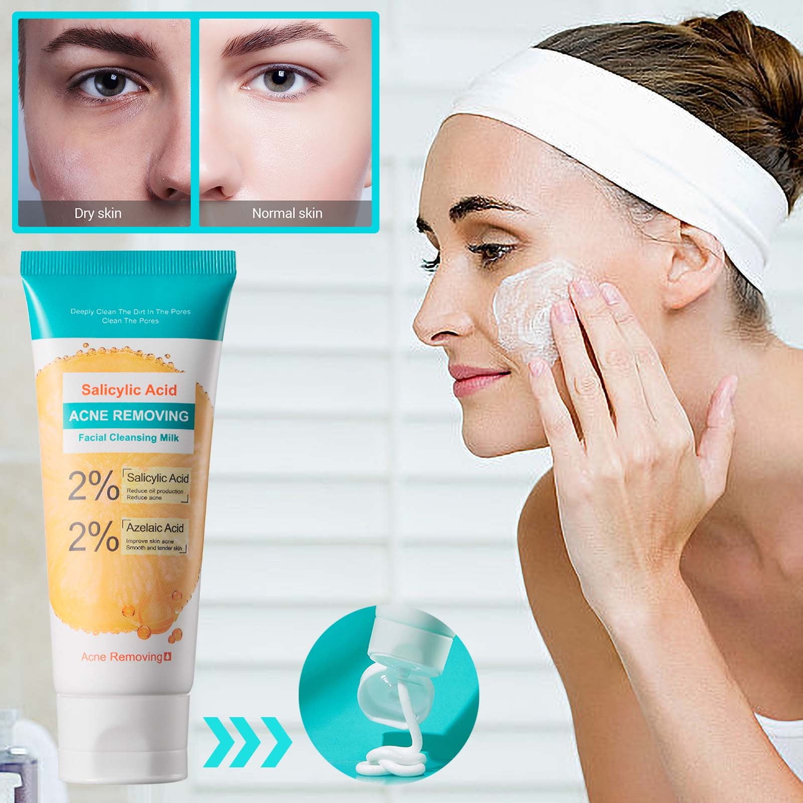 Fiudx Ofertas Flash Del Día Limpiador Facial Hidratante Refrescante Regulador De Grasa | Bodega ...