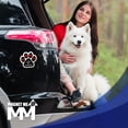 Magnet Me Up I Love My Samoyed Dog 5 Inch Pawprint Magnetic Decal ...