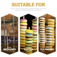BESTYASH 4Pcs Transparent Acrylic Donut Holder Stand Party Display ...