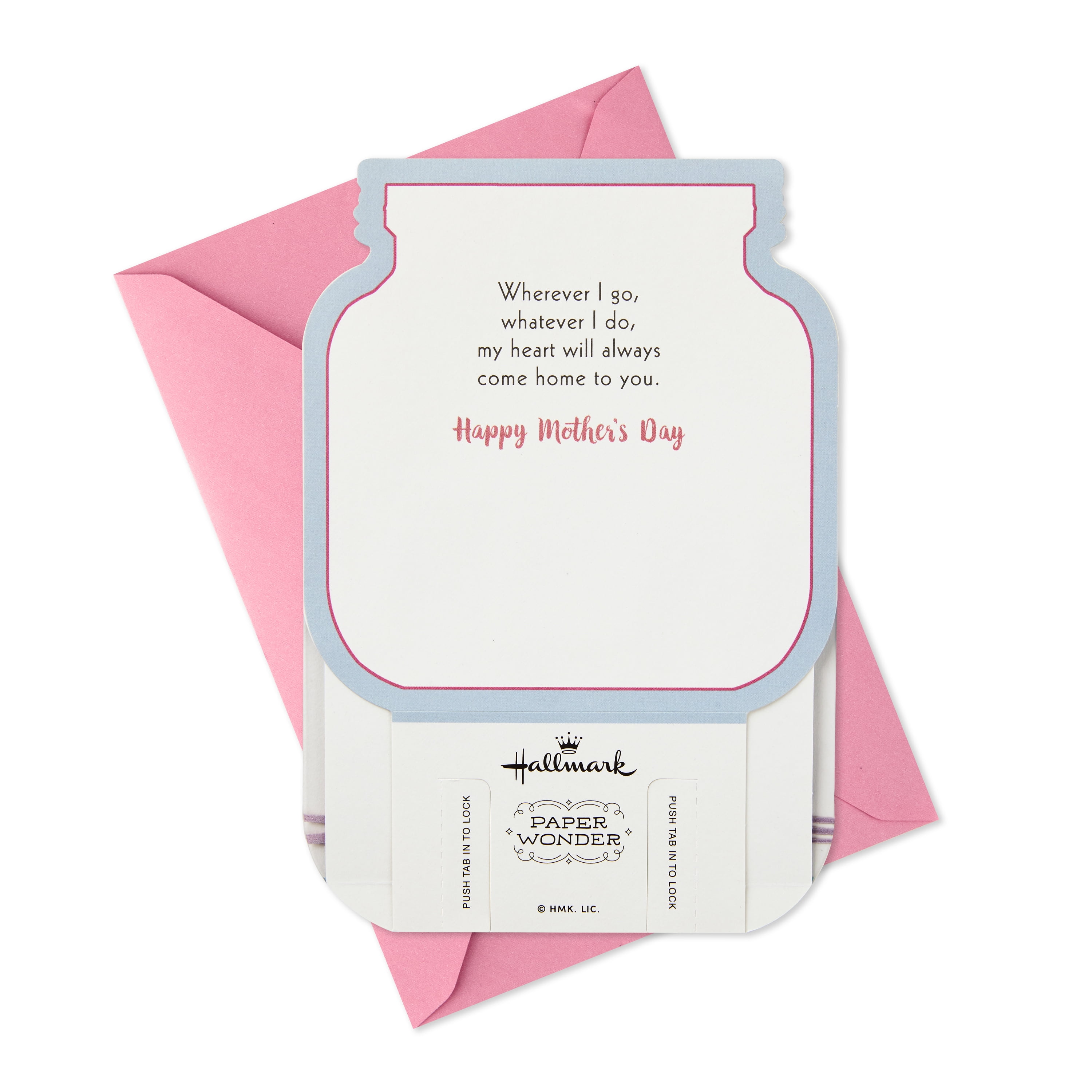 Hallmark Paper Wonder Mothers Day Pop Up Card for Mom (Mason Jar, Love ...