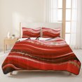 3 Piece Summer Bed Quilt Set Queen Size,Abstract Bending Striped ...