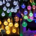 Outdoor String Lights Patio Party Yard Garden Wedding Decor 50 LED ...