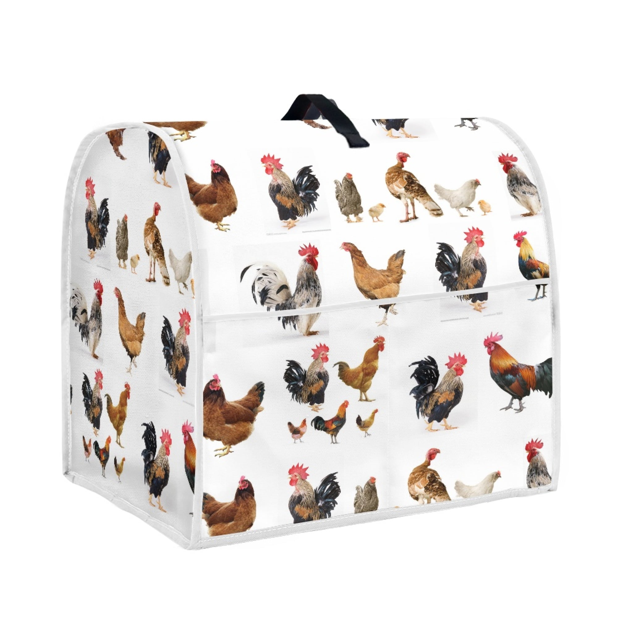NETILGEN Chicken Family Pattern Blender Cover Wear-Resistant Coffee ...