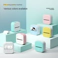 Mini Bluetooth Thermal Label Printer, Portable Wireless Sticker Printer ...