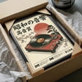ARTVORA Vintage Japanese Record Player Wall Art Poster - Retro Music ...