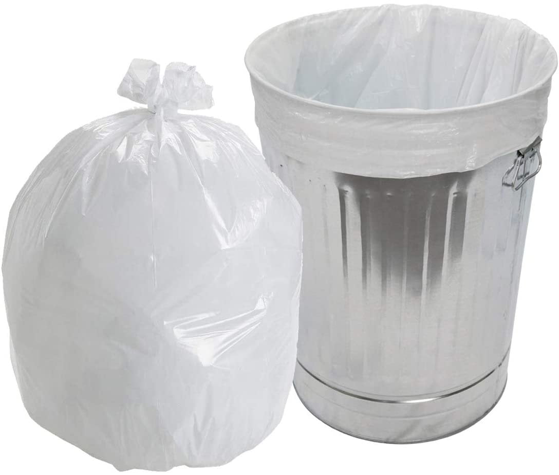 Empty White Trash Bag