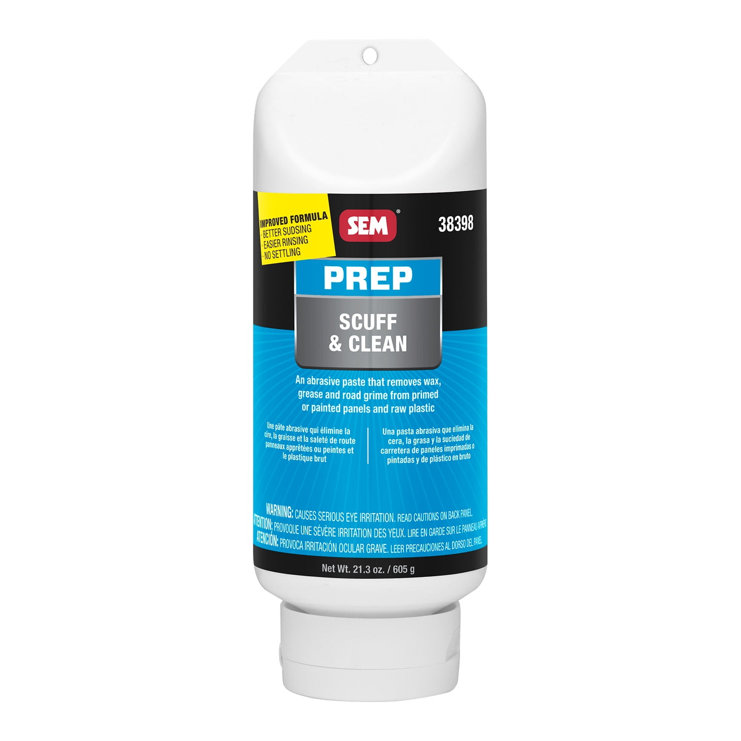 SEM Prep Products Scuff & Clean Bumper Finish 16 oz. Tube 38338 ...