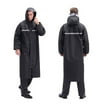 Rain Jacket for Men with Hood and Reflective Strip Waterproof Raincoat ...
