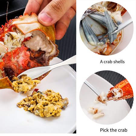 Stainless Steel Seafood Eating Tools with Tools Leg Fish Handle Clamp ...