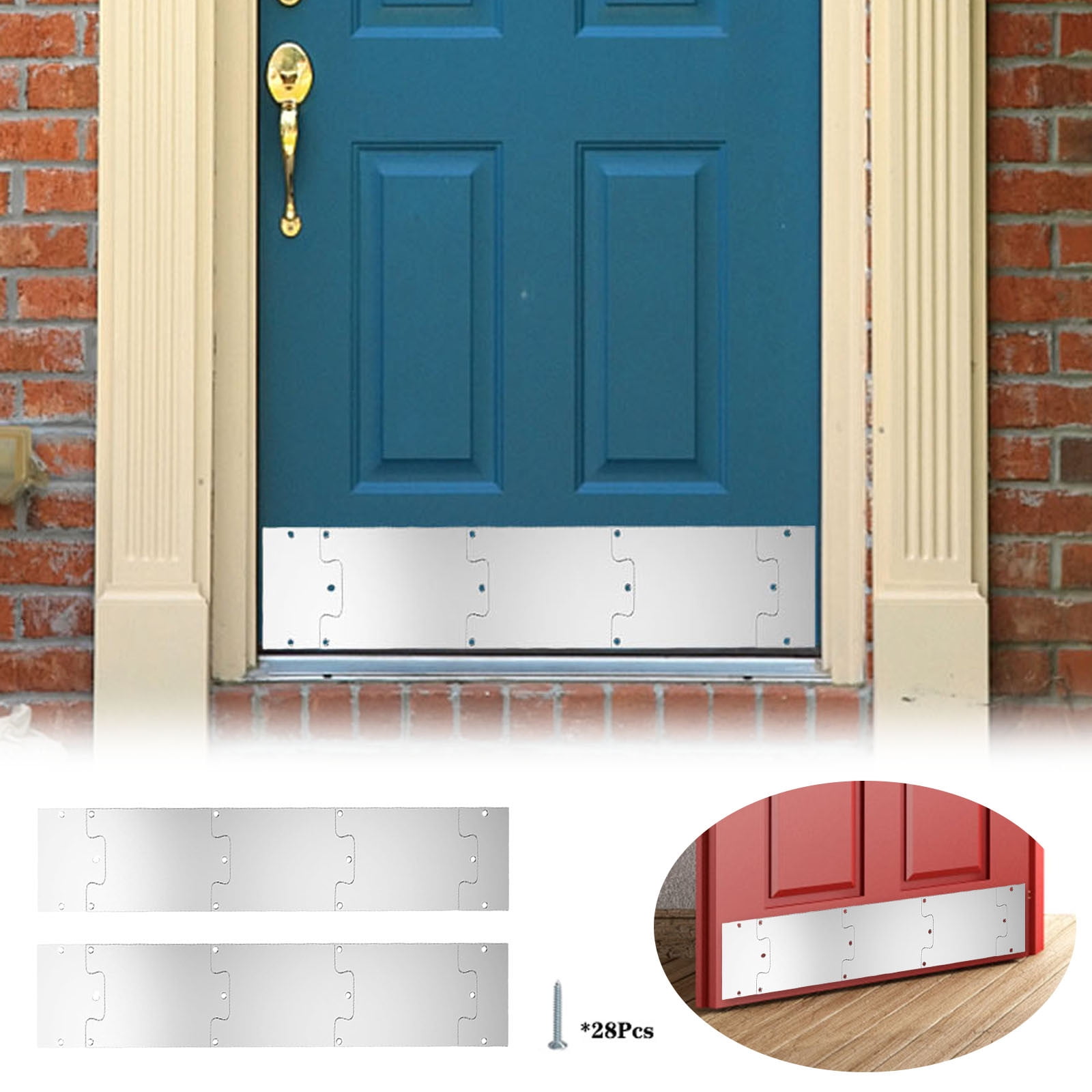 Click here for Bker Door Kick Plate Anodized Aluminum Kick Plate... prices