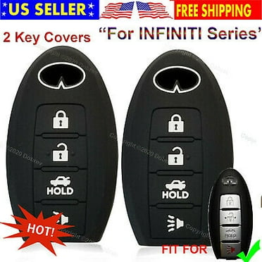 Dobrev Black 4 Buttons Silicone Case Protector Key Fob Smart Car Remote ...