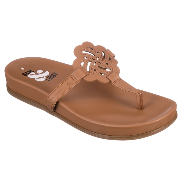 Sam & Libby Women's Alexandra Thong Sandal - Walmart.com