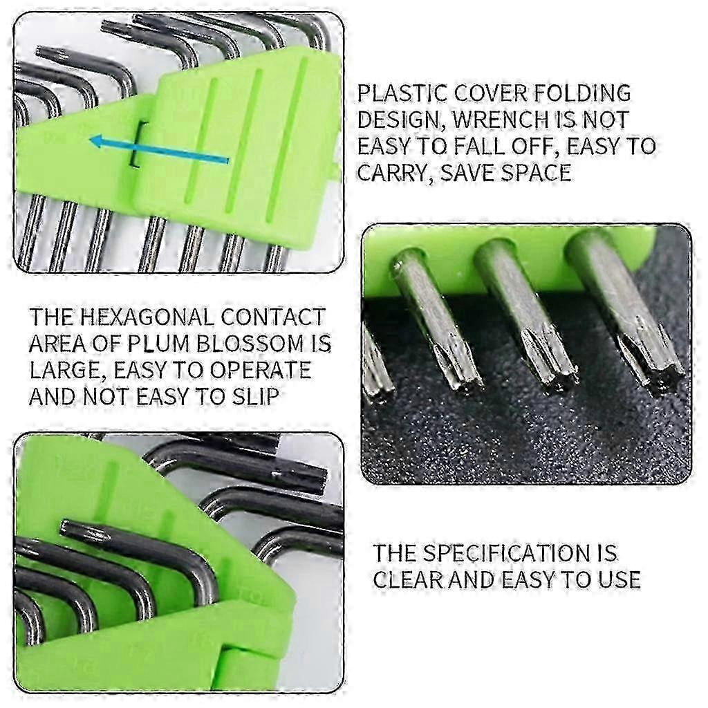Screwdriver Kit 8-in-1 Hex-l Keys Allen Wrench T5-t20 Wrench Tools Kit ...