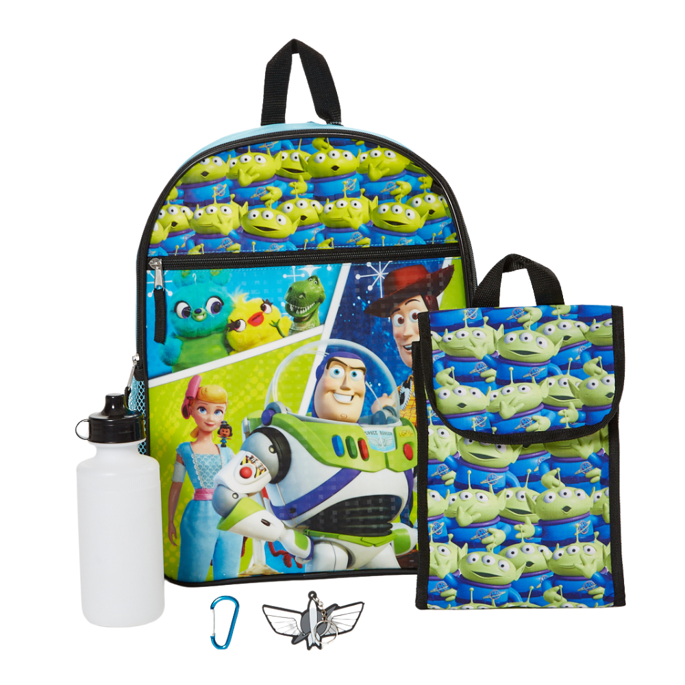Toy Story Buzz Lightyear Kids Backpack with Lunch Bag and Water Bottle ...