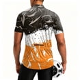 BRANROY Mens Cycling Jersey Short Sleeve - Printed Half Zip Breathable ...