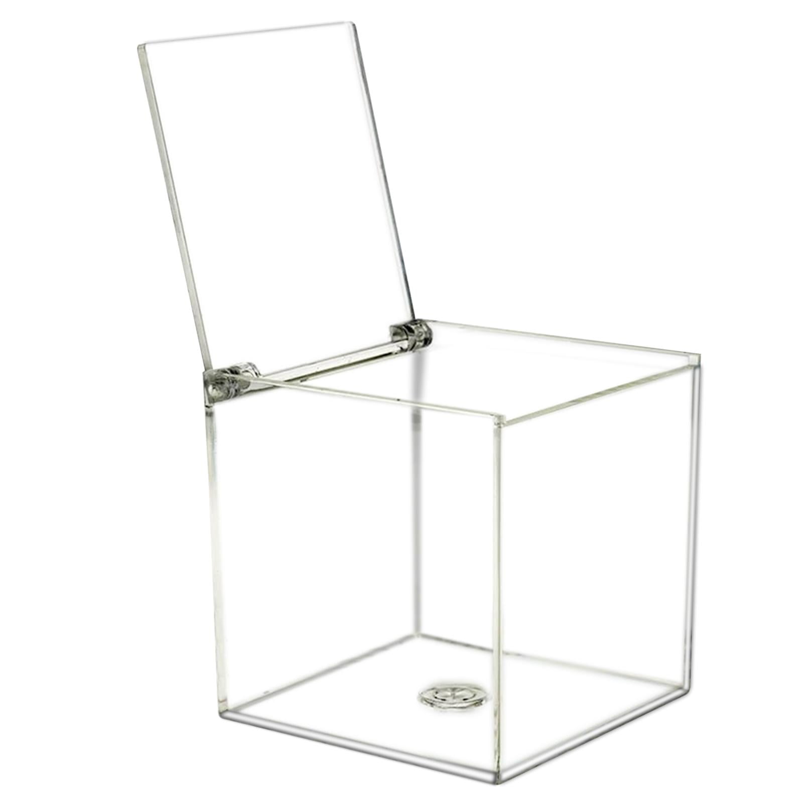 Acrylic Coffee Holder Box Organizer Transparent Desktop Display Case ...