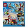Lego City Fire Station 60320: 3-Storey Construction Set with Garage ...