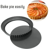 9 Inch Non-Stick Tart Pan with Removable Bottom, Round Quiche Pan for ...
